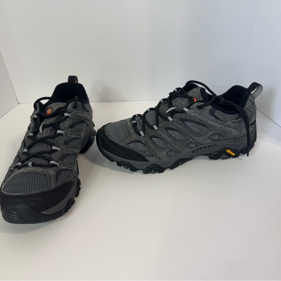 Merrell | Shoes | Mens Merrell Moab 3 Charcoal And Ebony Trail Shoes ...